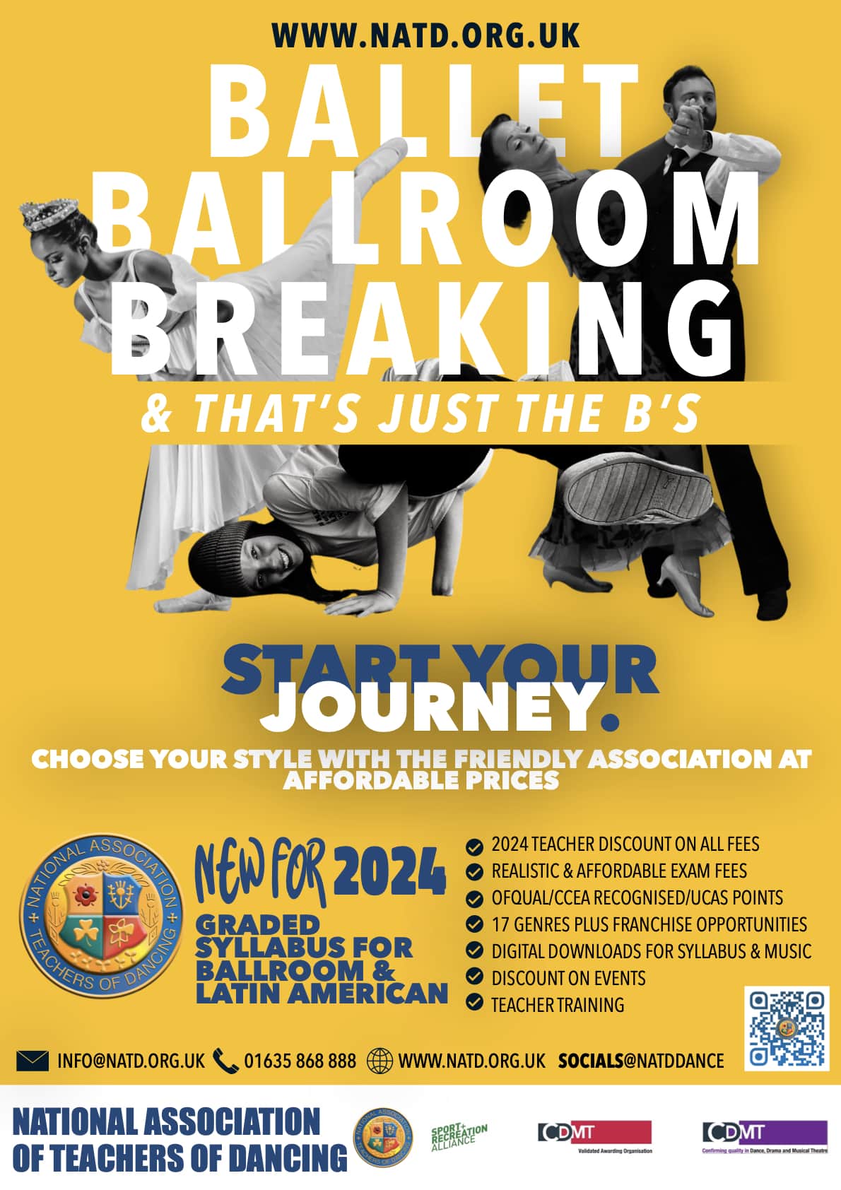 Welcome to the National Association of Teachers of Dancing.